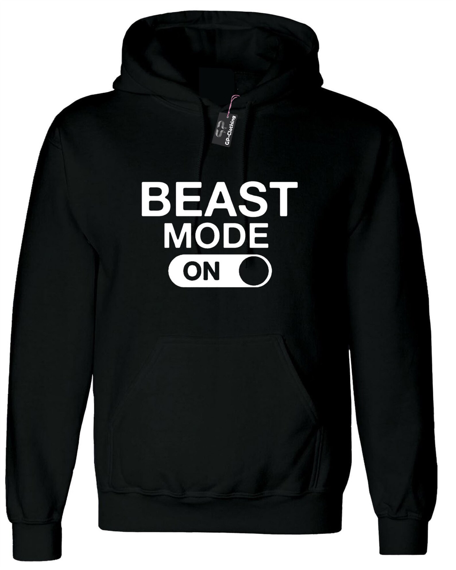 Beast Mode on Hoodie Hoody Hood Hooded Mens Funny Gym No Pain | Etsy