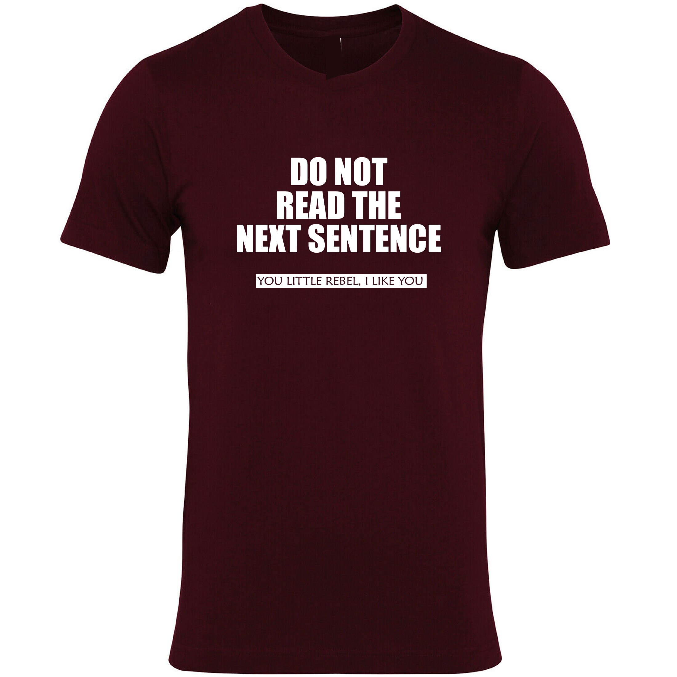 Do not read next sentence Tshirt T-shirt T Shirt Tee Shirt | Etsy