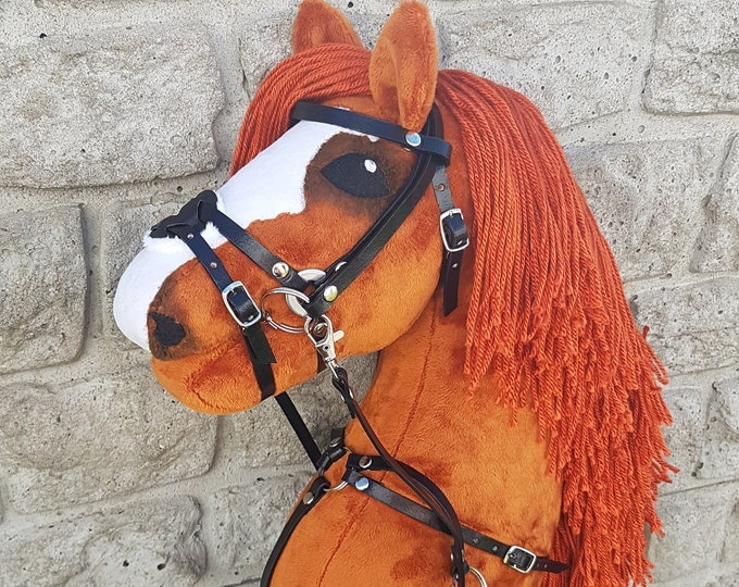 HOBBY HORSE Brown With Bridle +!FREE Breastplate!, Hobbyhorse Handmade ...
