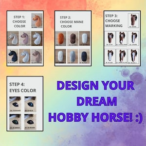 Customized HOBBY HORSE - You Choose - I Create It for You! Hobbyhorse ...