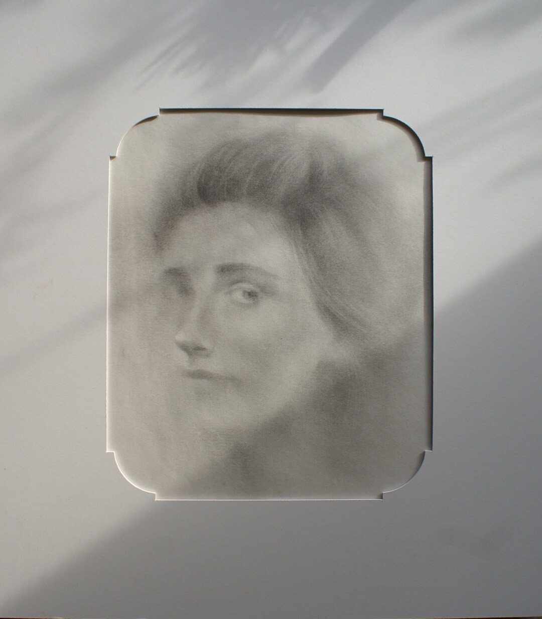 Woman Drawing Realistic Portrait Classic Portrait Portrait of a Girl ...