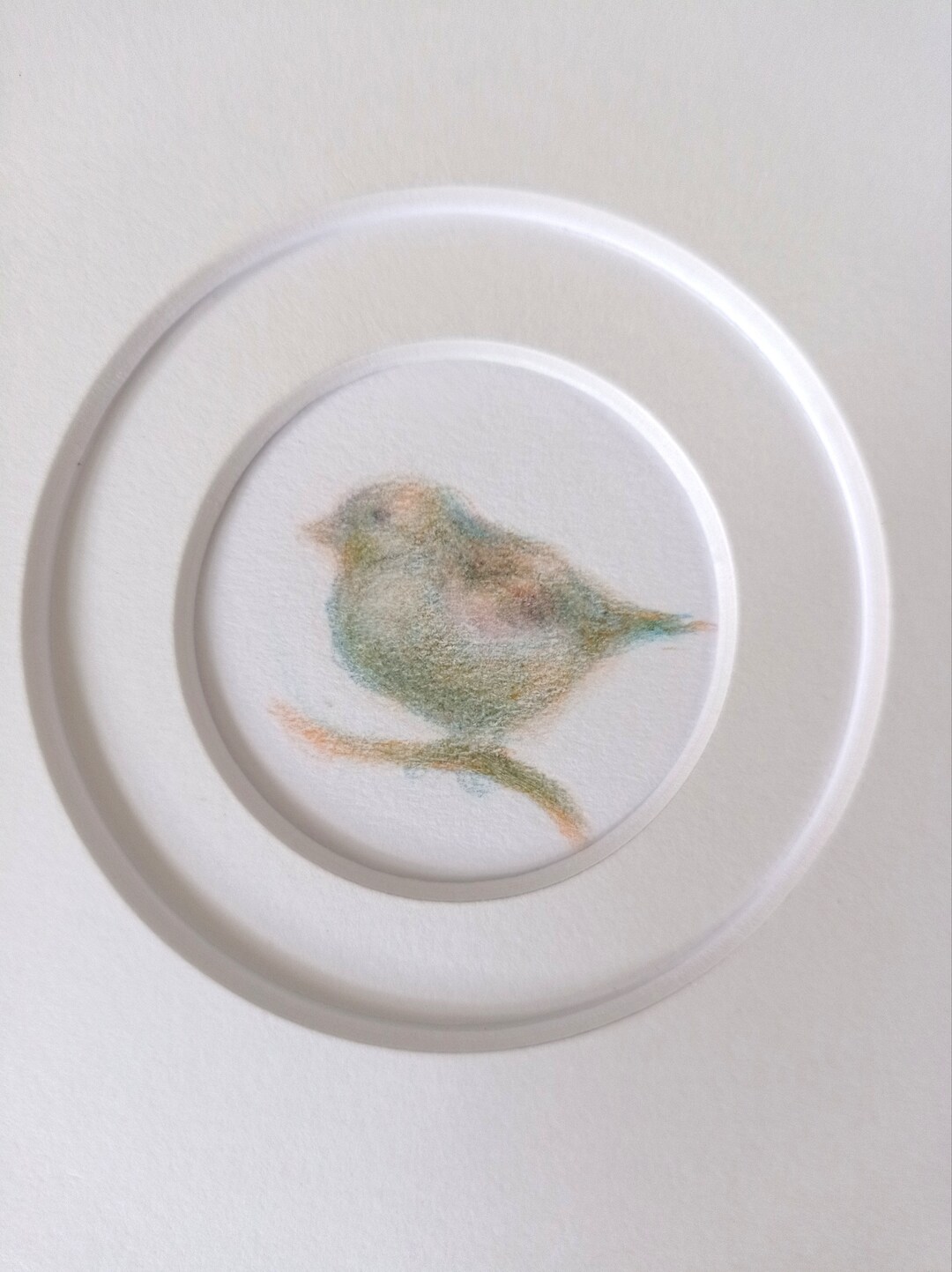 Drawing of a Bird Sparrow Drawing Crayon Drawing Rysunek Kredkami Ptak ...