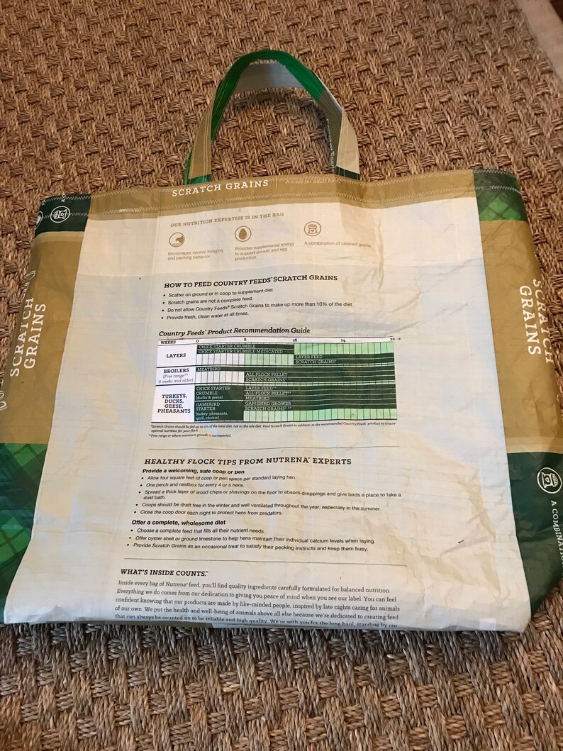 Chicken Scratch Grains Tote Bag - Etsy