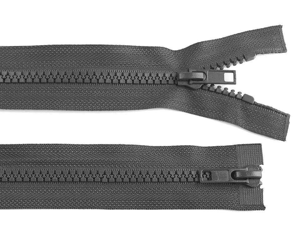 Plastic Jacket Zipper 5 Mm Open-end, 2 Sliders Length 85 Cm - Etsy