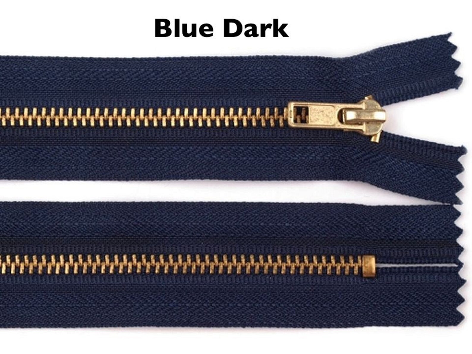Metal / Brass Zipper Width 4 Mm Length 18 Cm Pants - Etsy