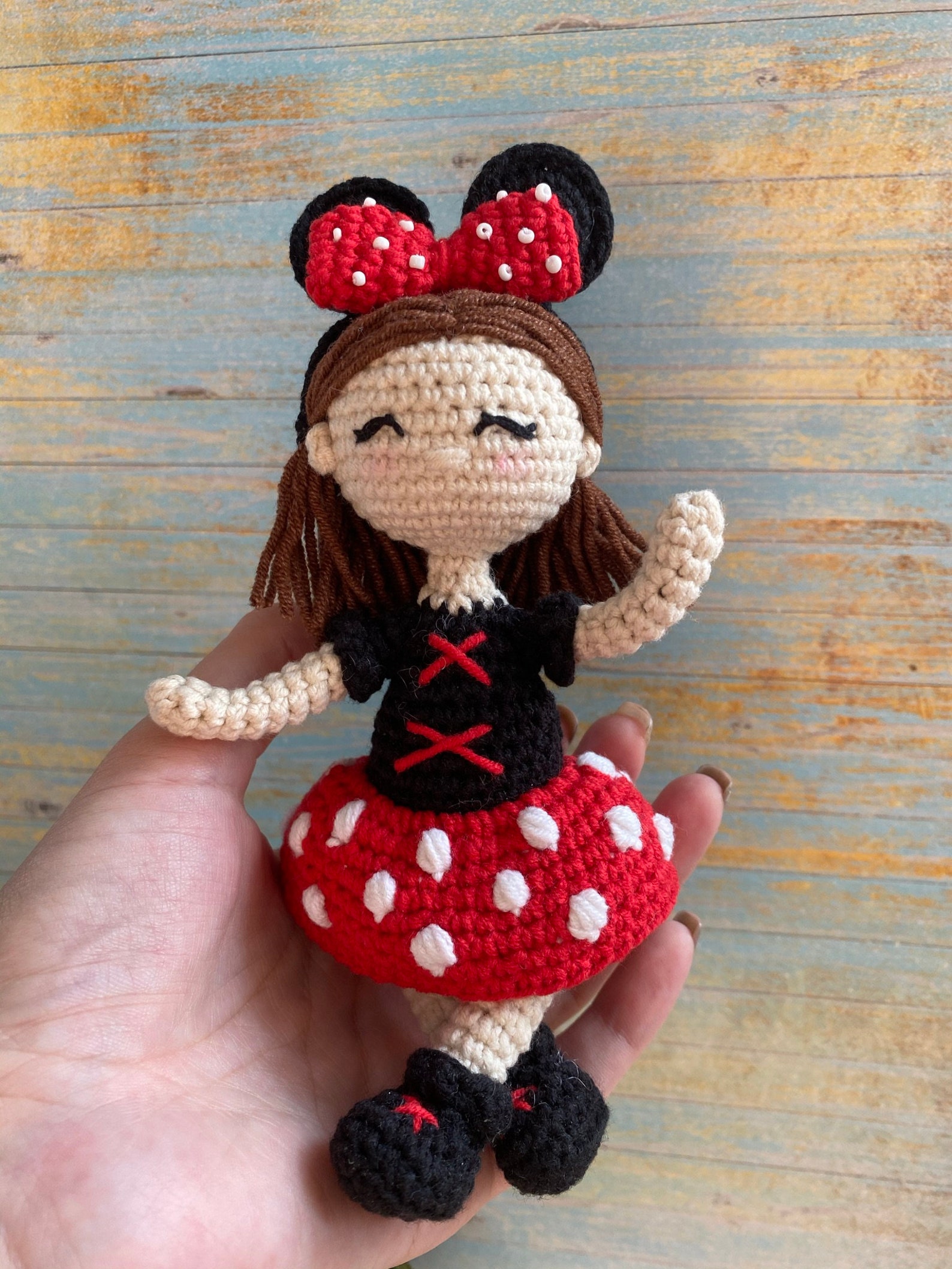Mini mouse toy Mini mouse amigurumi Mikey mouse funny doll | Etsy