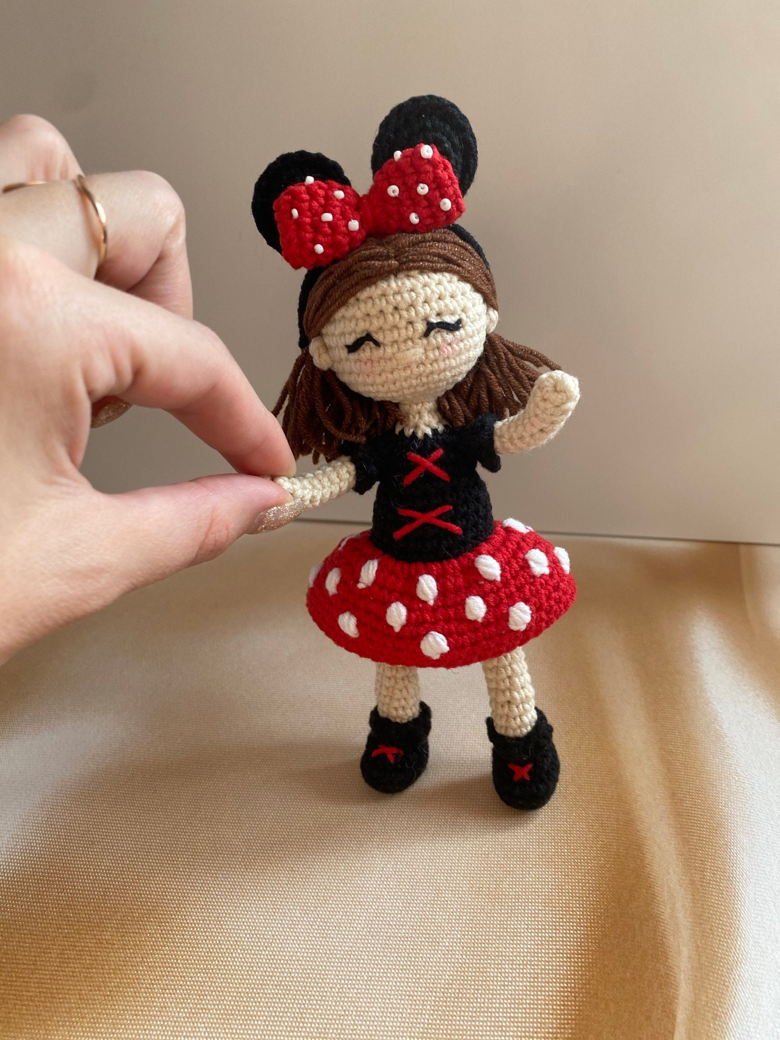 Mini mouse toy Mini mouse amigurumi Mikey mouse funny doll | Etsy