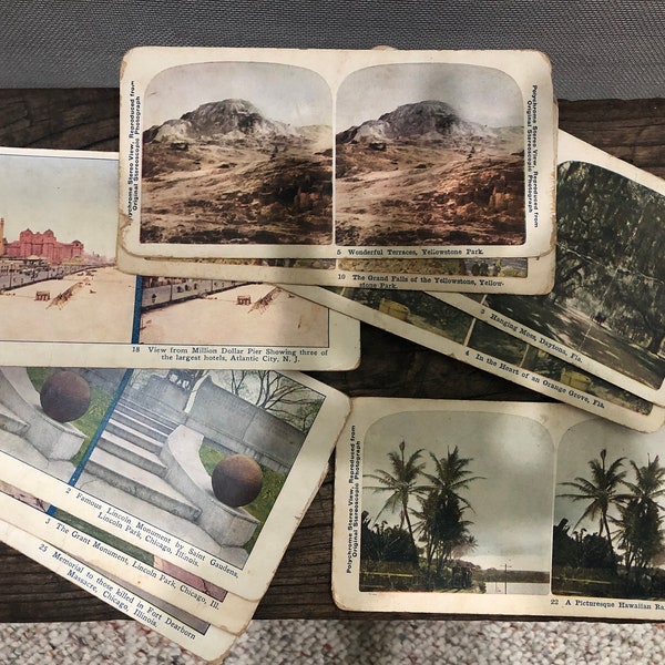 Stereoscope Cards - Etsy