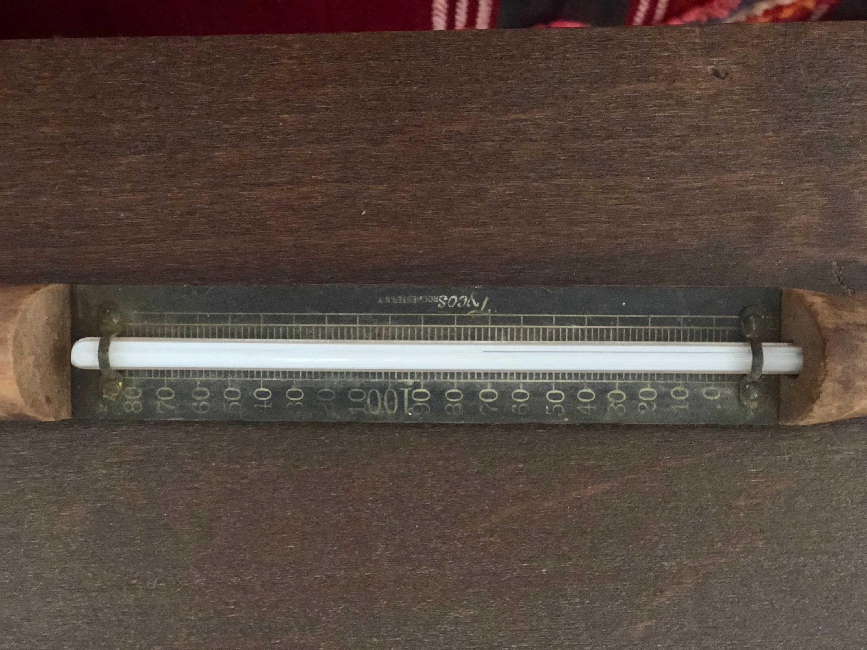 Antique Wood Tycos Thermometer - Etsy