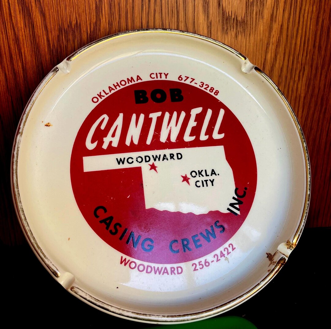 Vintage Bob Cantwell Casing Crews Ashtray – Oklahoma Oilfield ...