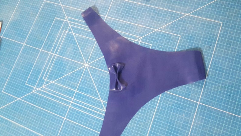 Micro Latex Rubber Thong Basic / Custom - Etsy