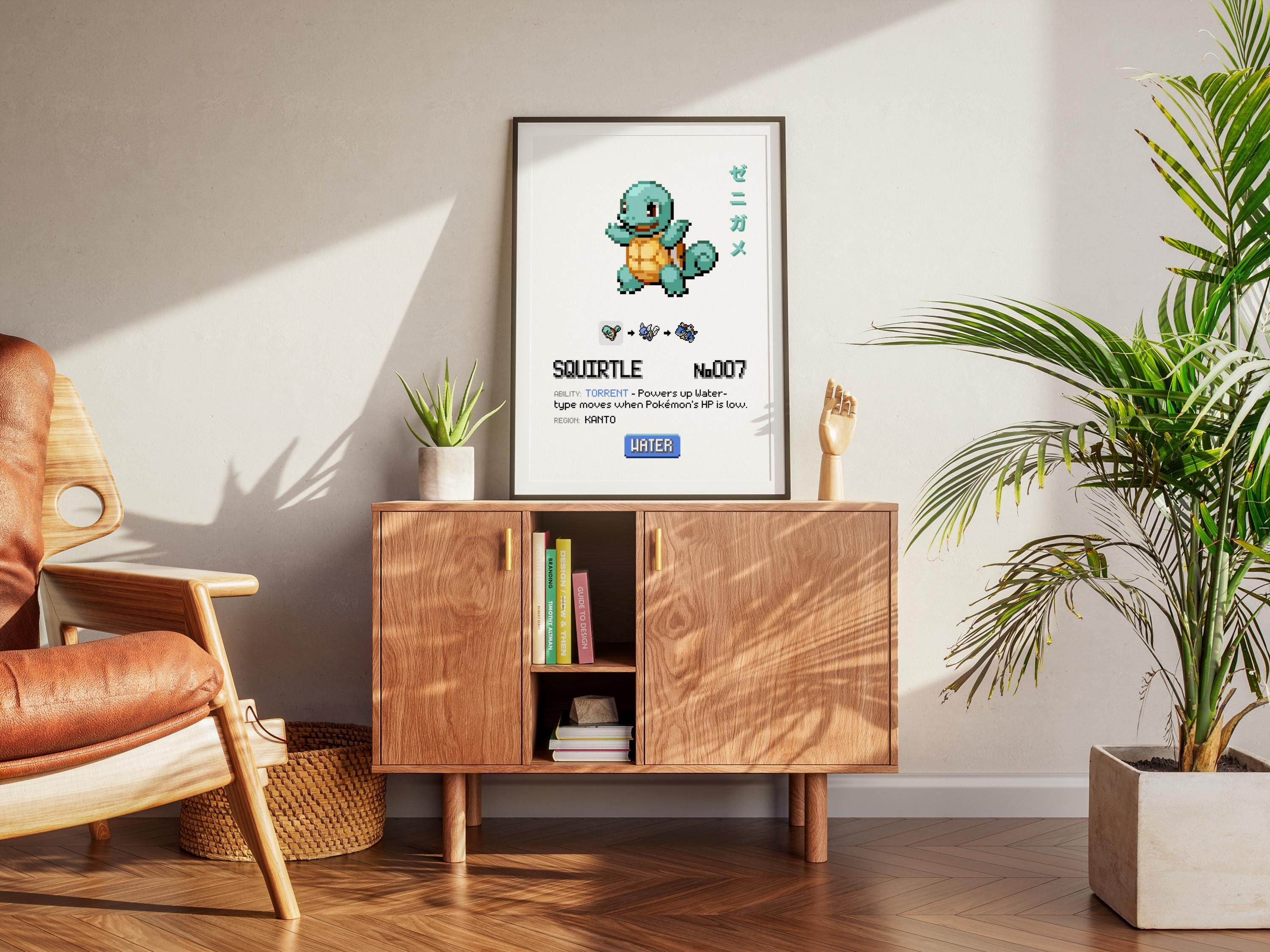 SQUIRTLE Pokemon Poster | Aesthetic Printable Wallpaper | Cute Digital ...