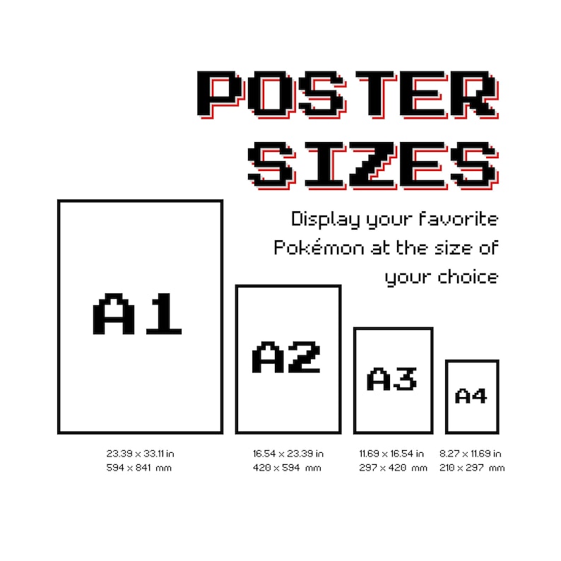 PIKACHU Pokemon Poster | Aesthetic Starter Printable | Simple Nintendo ...