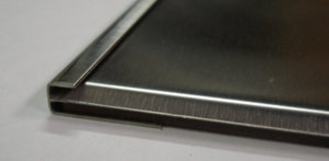 304 Brushed Stainless Steel Backsplash J Channel Tile Trim - Etsy