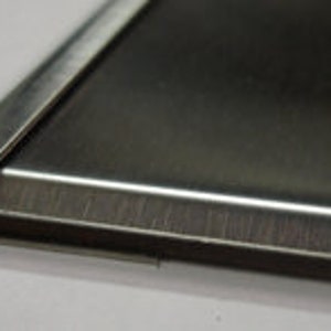 304 Brushed Stainless Steel Backsplash J Channel Tile Trim 1/4" (ID) - Etsy