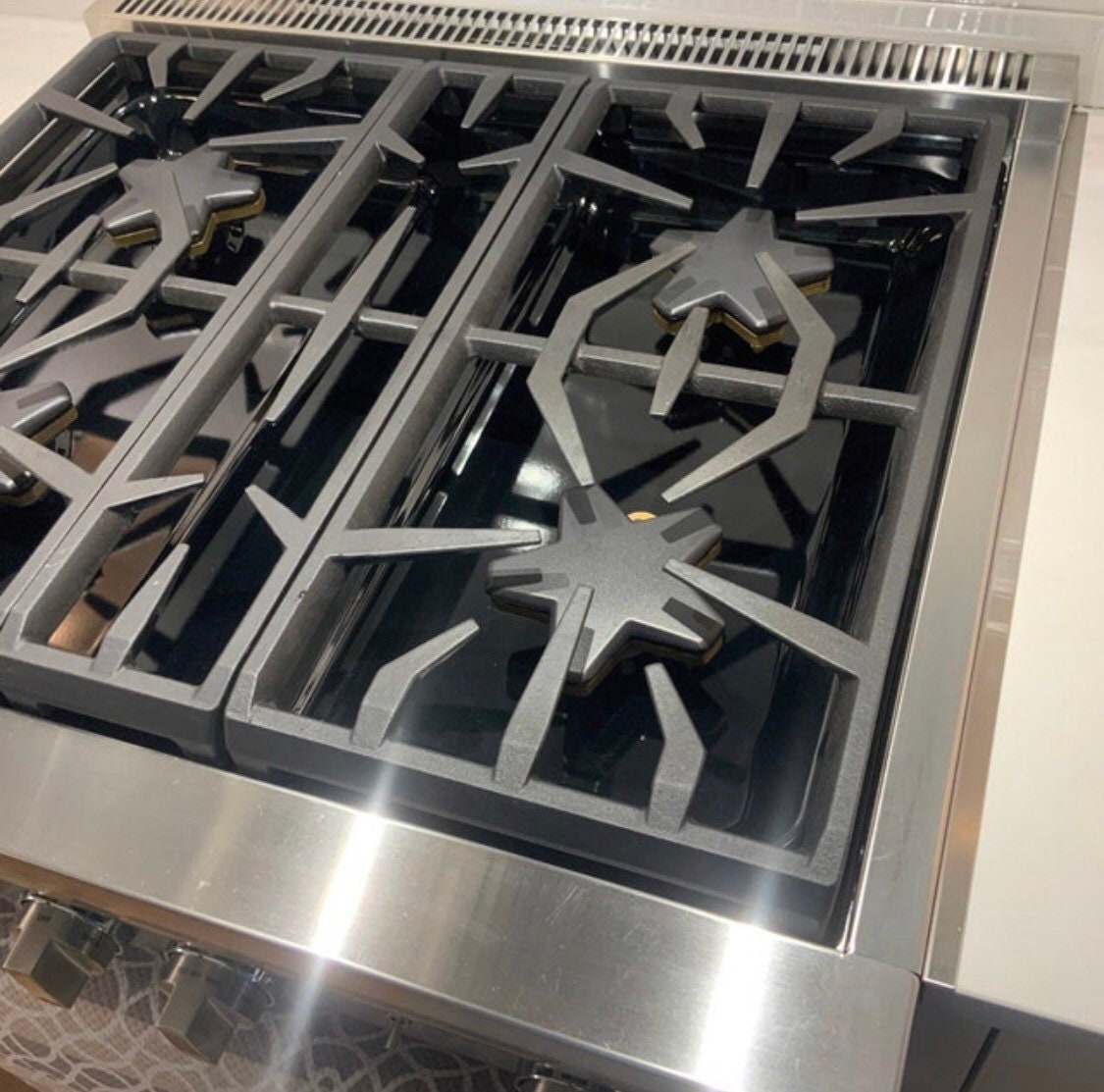 Custom Stainless Steel Side of Stove Gap Filler Outside Angle Trim 1 ...