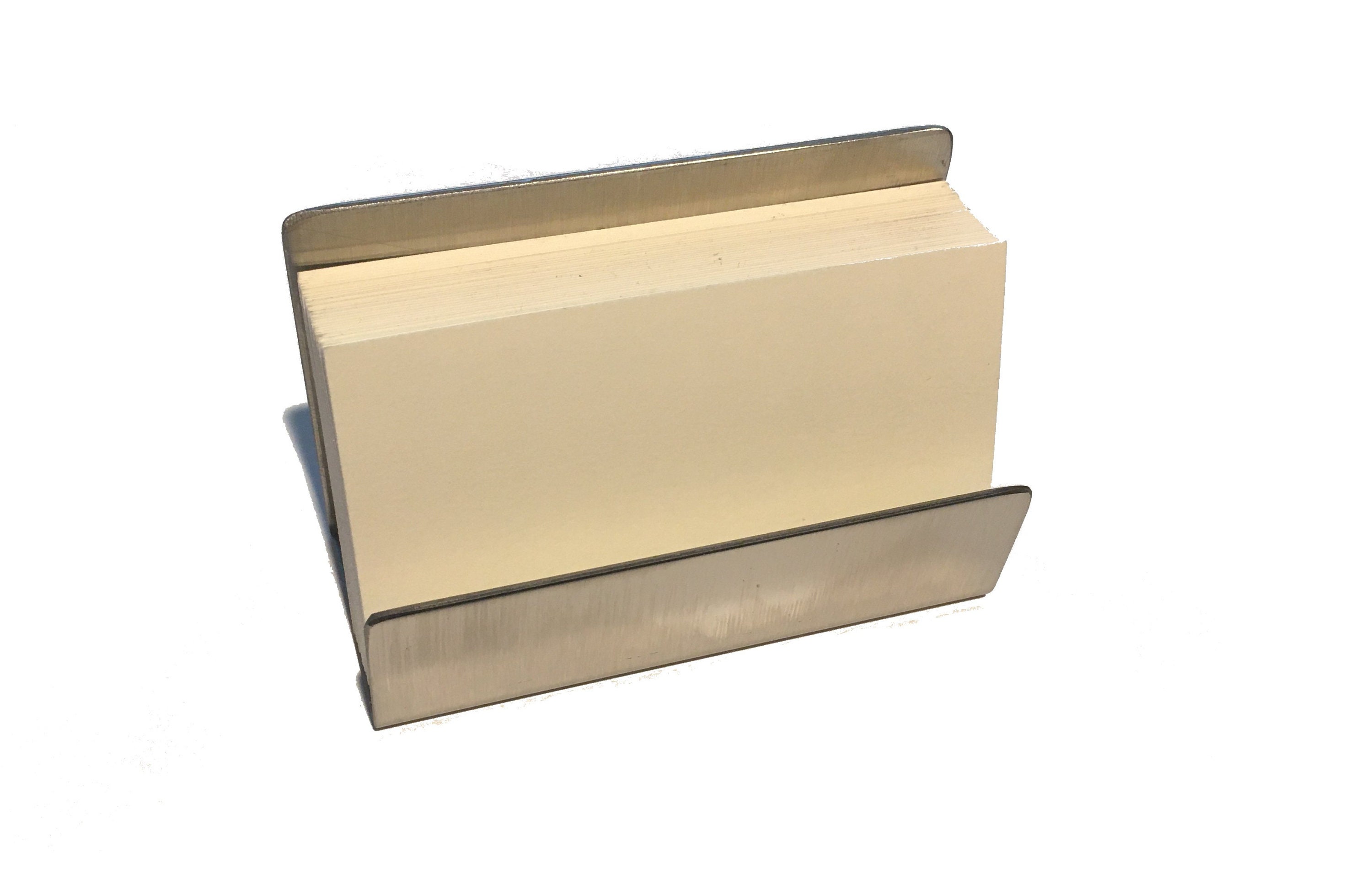 Stainless Steel Office Business Card Holder Name Card Stand - Etsy
