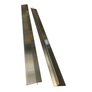 1 3/8 Wide Brushed Stainless Steel Kitchen Stove/counter Top Gap Filler ...