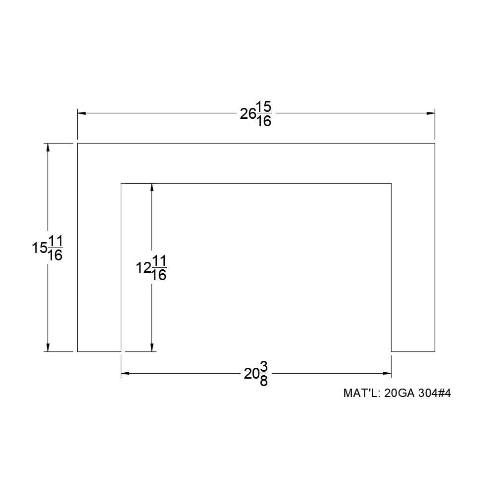 Custom Stainless Steel Microwave Surround Panel - Etsy