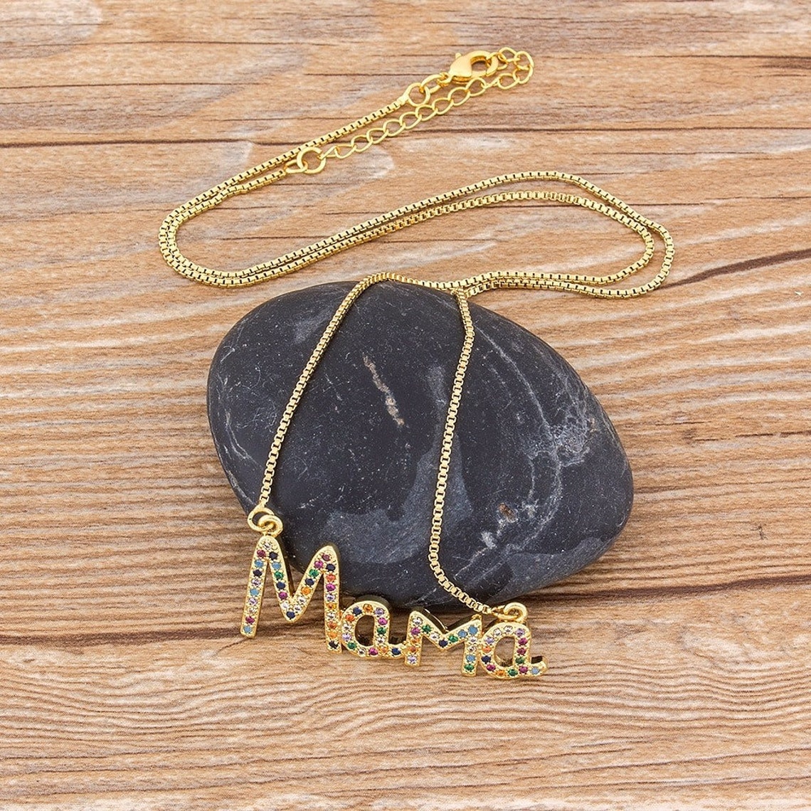 Mama Necklace Necklace for Mom Best Mom Necklace Mom - Etsy