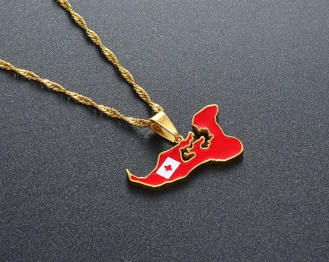18K Gold Plated Tonga Necklace, Tonga Jewelry, Tonga Necklace, Tonga ...