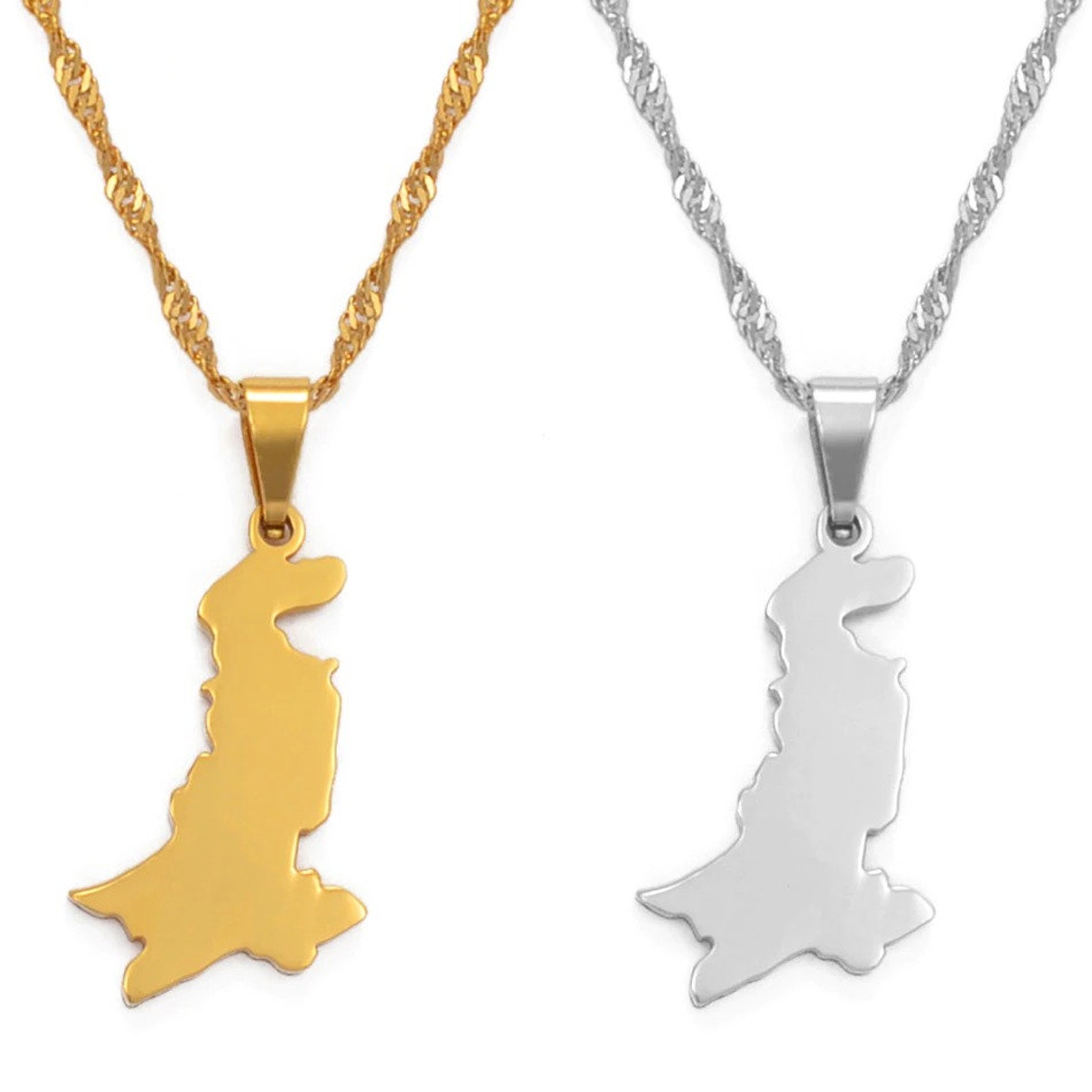 18K Gold Plated Pakistan Necklace Pakistan Jewelry Pakistan | Etsy