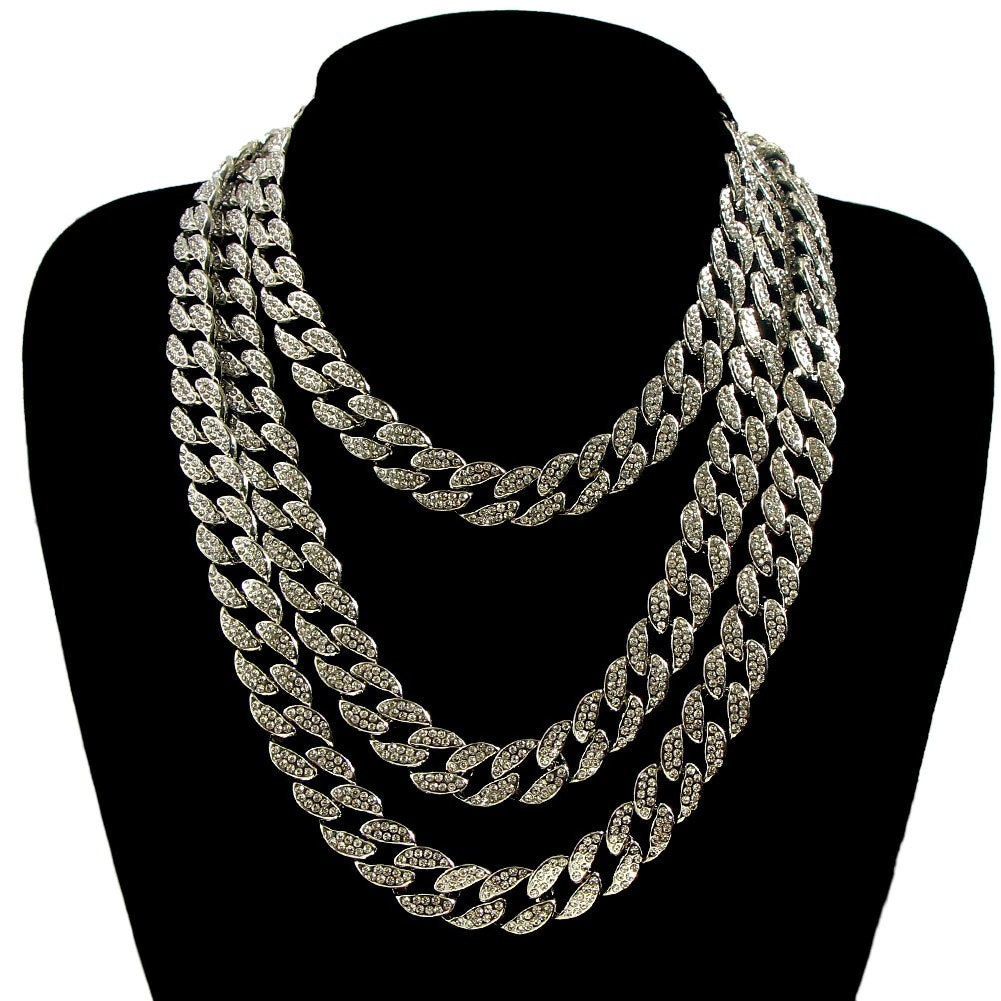 Luxury Miami Cuban Link Necklace 12m Butterfly Cuban Link - Etsy