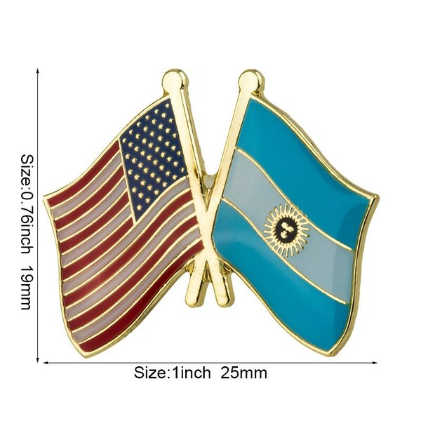 American Flag and Israeli Flag Lapel Pin - Etsy