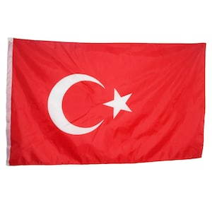 Large Turkey Flag / Large Turkey Art / Turkey Wall Art / - Etsy