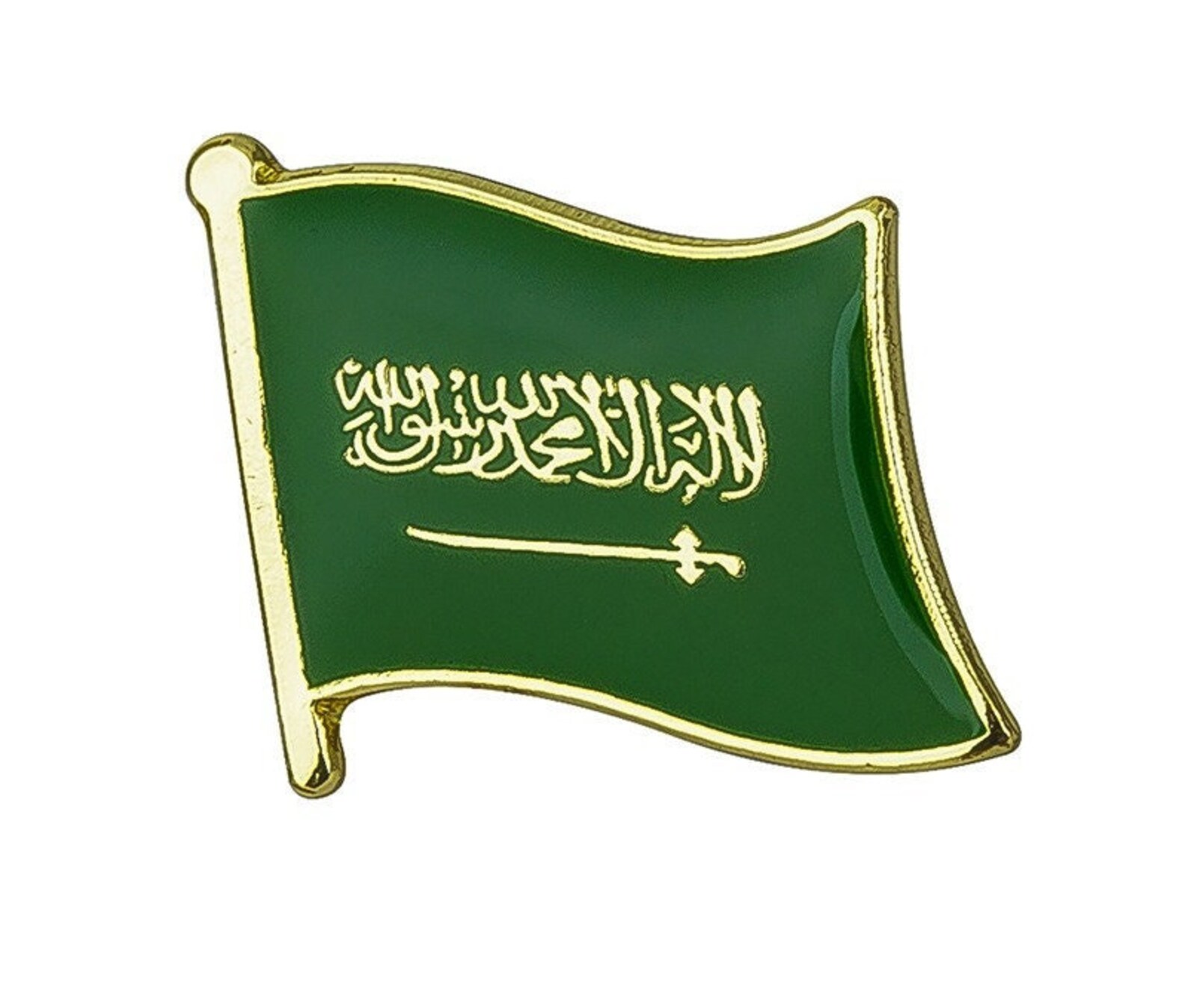 Saudi Arabia National Flag Lapel Pin / Saudi Arabia Flag Lapel - Etsy