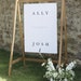A1 Wedding Welcome Sign Wedding Welcome Board Custom Colour Wedding ...