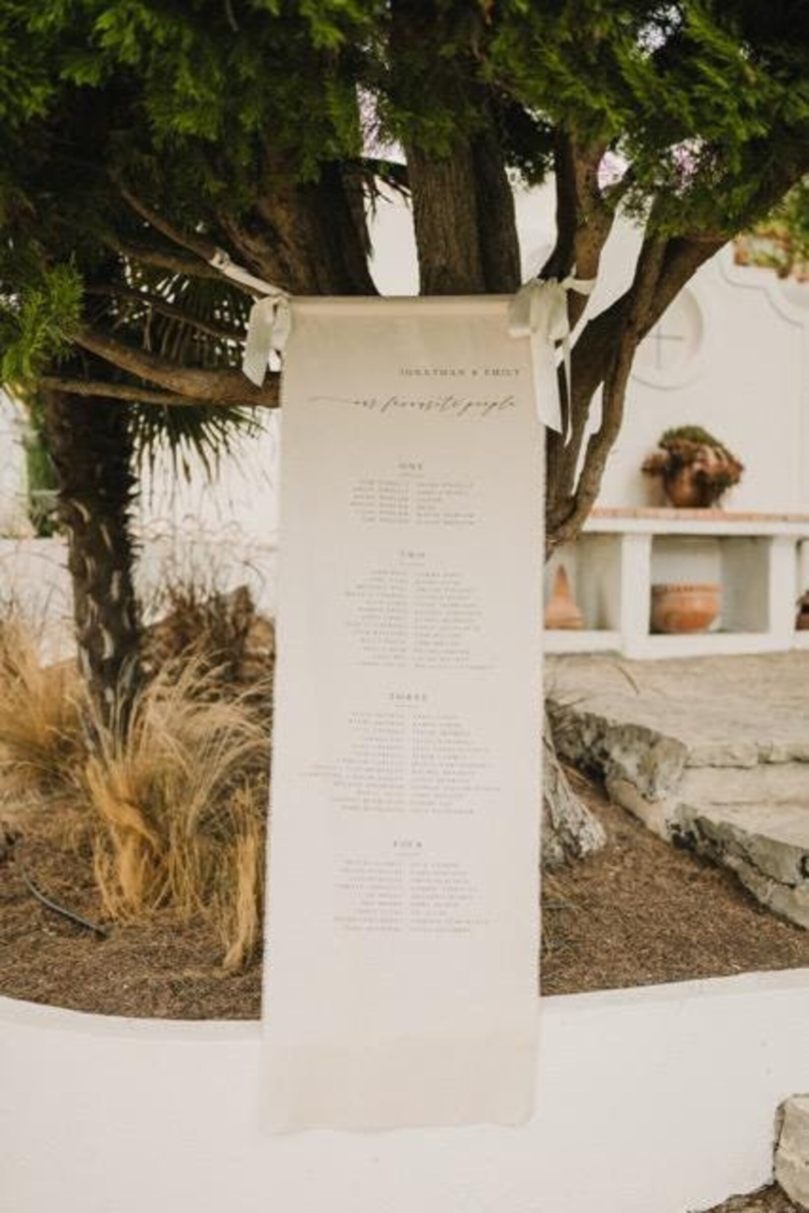 Fabric Wedding Seating Chart: Calligraphy Table Plan - Etsy