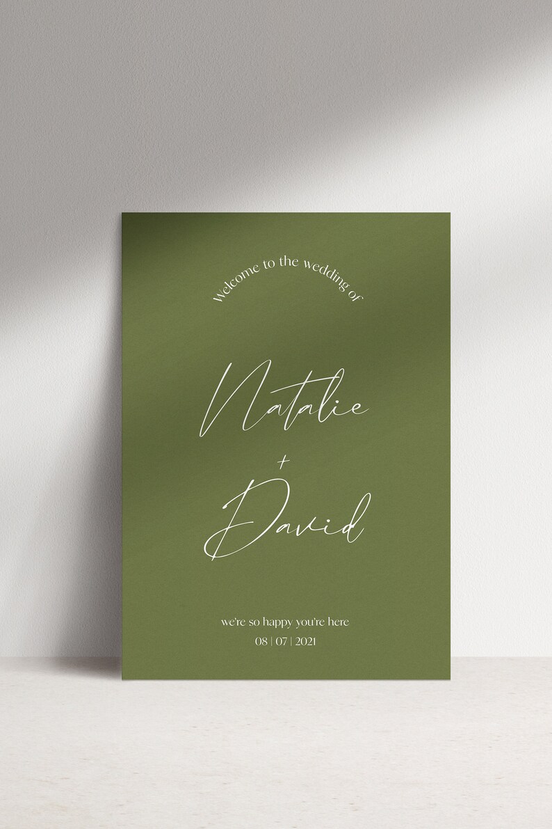 A1 Wedding Welcome Sign Wedding Welcome Board Custom | Etsy