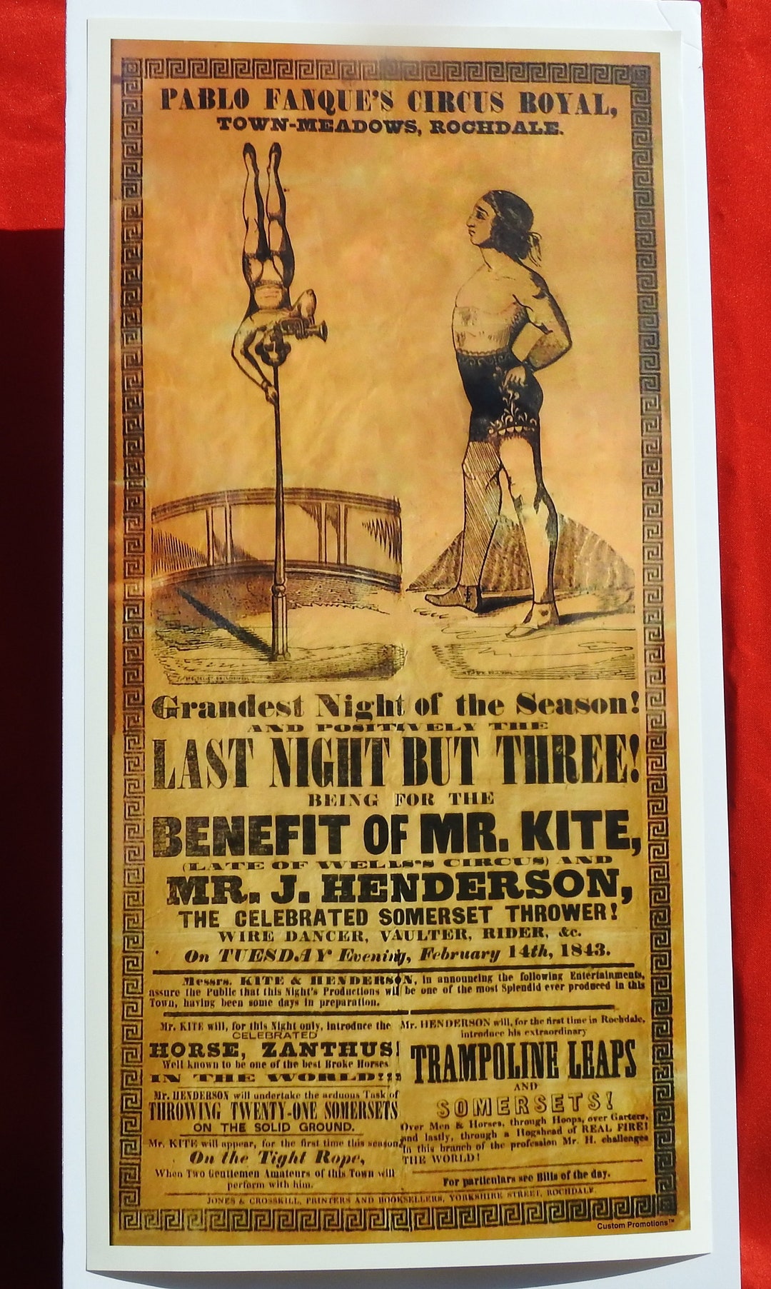 Custom Promotions Beatles Mr. Kite Poster/ John Lennon-paul Mccartney ...