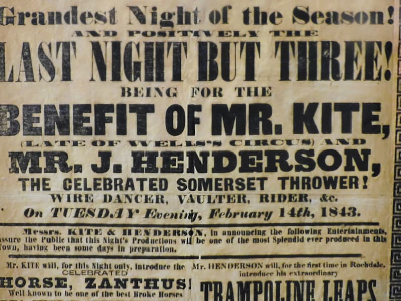 Custom Promotions Beatles Mr. Kite Poster/ John Lennon-paul Mccartney ...