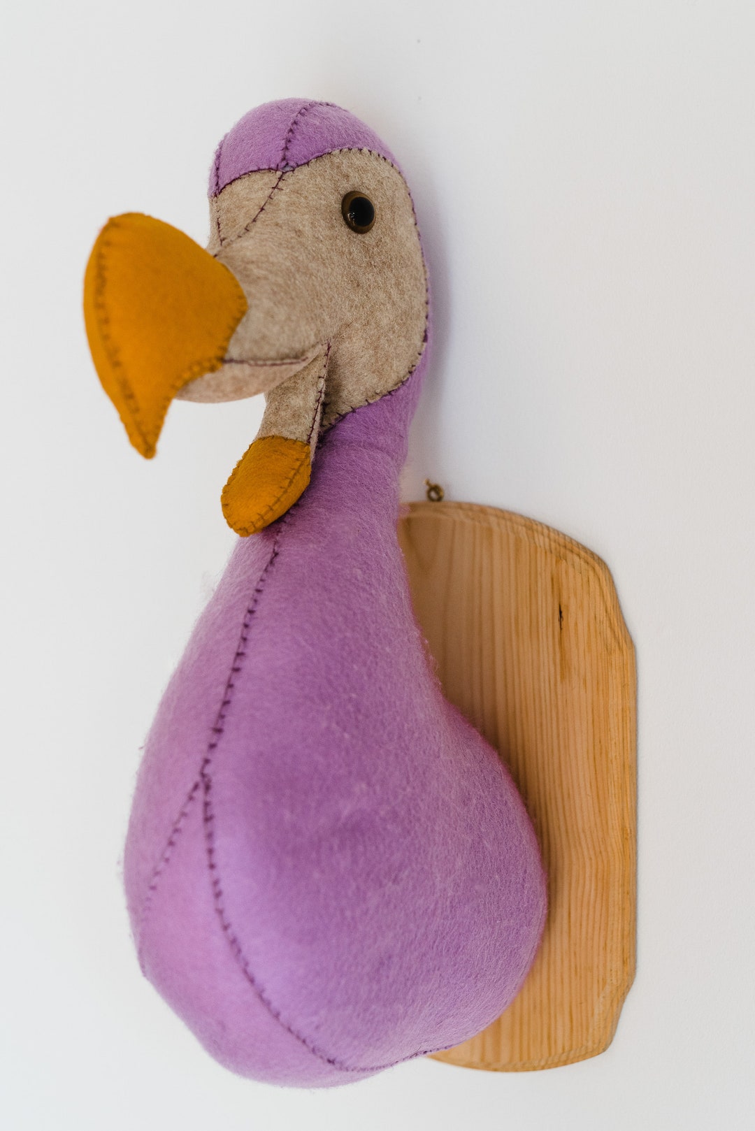 Plush Felt Wall Mounted Dodo Head - Etsy