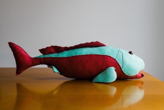 Plush Felt Snapper Fish | Etsy
