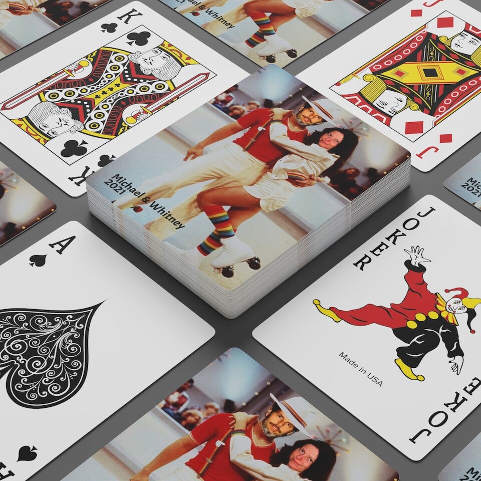 2021 Couple - Photo Playing Cards - Family Playing Cards Family Photo ...