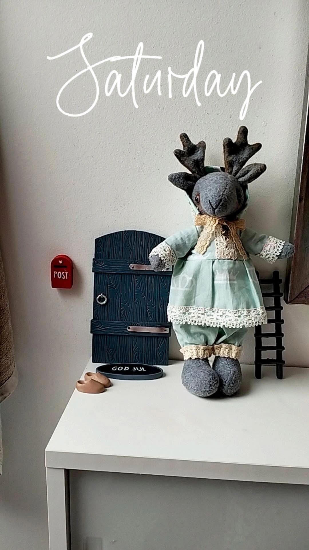 Moose Sewing Pattern DIY Plush Toy Pdf, Stuffed Animal Template ...