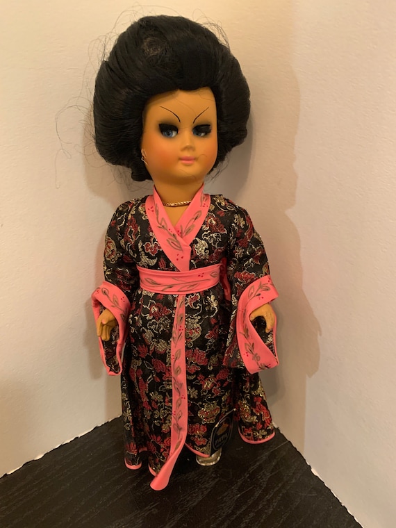 FATA MILANO Vintage Asian Doll | Etsy