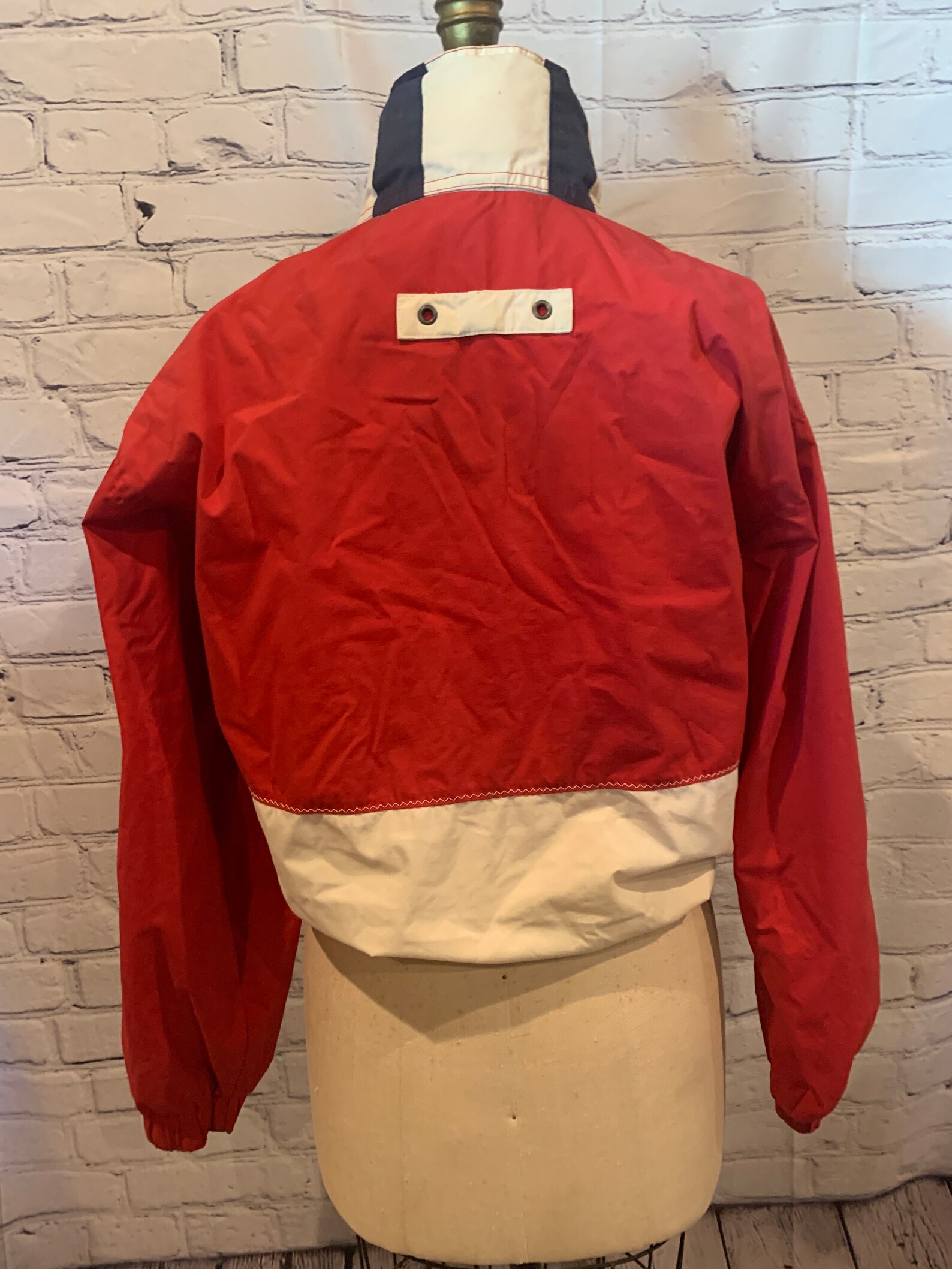 Trader Bay 90's Jacket Red, White and Blue Vintage - Etsy