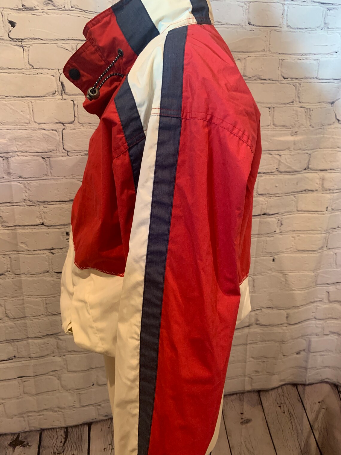 Trader Bay 90's Jacket Red, White and Blue Vintage - Etsy