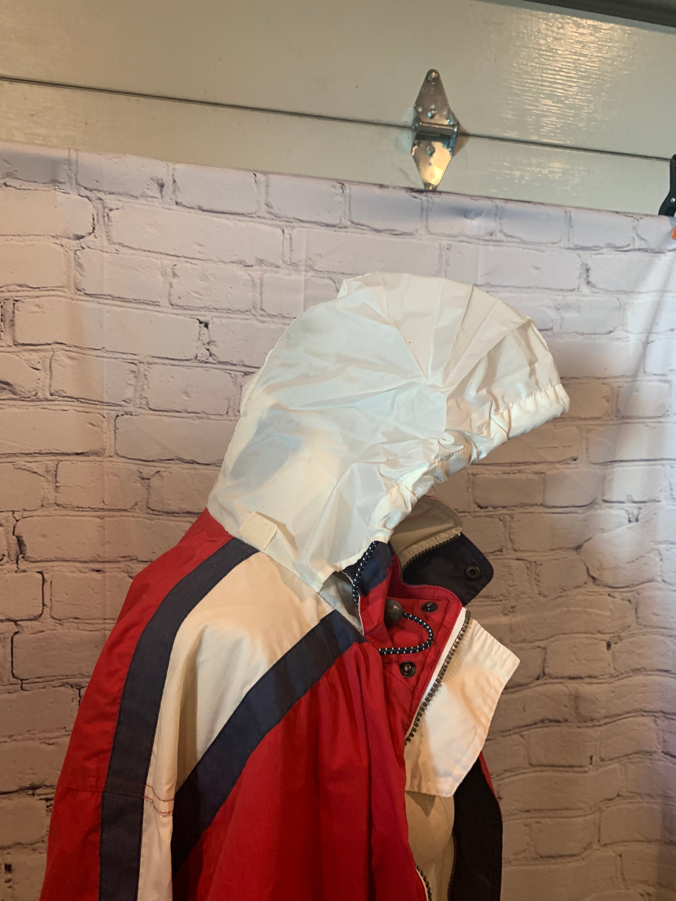 Trader Bay 90's Jacket Red, White and Blue Vintage - Etsy