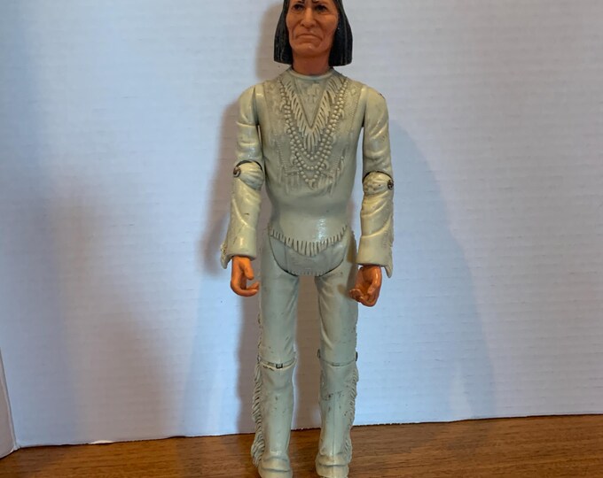 Vintage Original Marx Johnny West Series Doll Action Figure - Chief ...