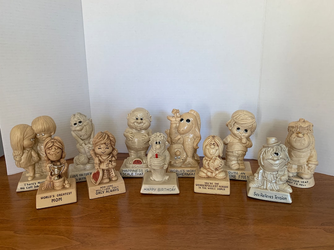 Vintage 1970's Russ Wallace Berries Figures / Paula Company Figures - Etsy