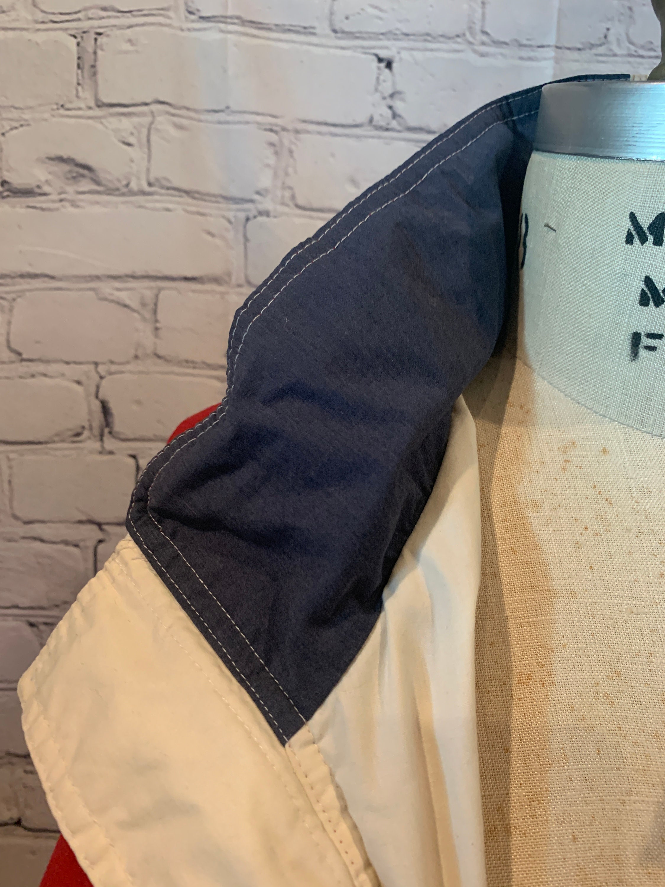 Trader Bay 90's Jacket Red, White and Blue Vintage - Etsy