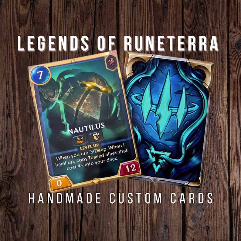 Legends of Runeterra Custom Card League of Legends Customizable ...