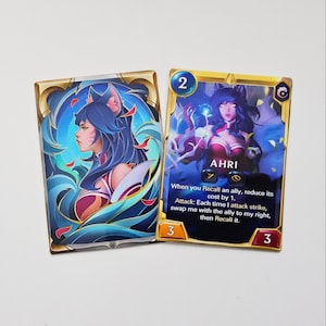 Legends of Runeterra Custom Card League of Legends Customizable ...