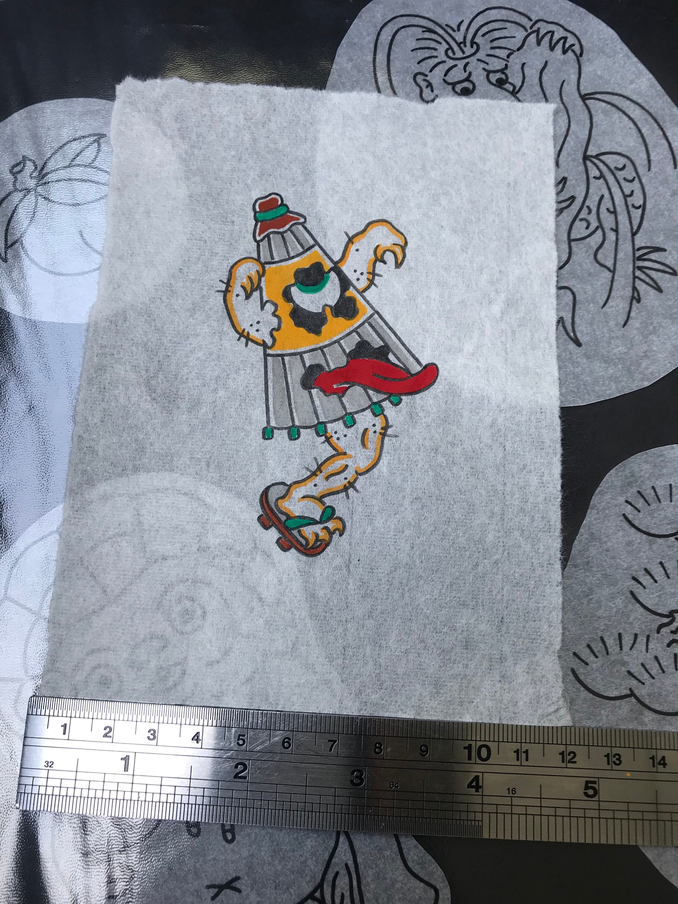 Kasa Obake 4.5x6in Original Painting, Gouache on Japanese Kozo Paper - Etsy