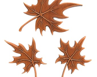 Maple Leaf 3D Model STL File: CNC Router, Laser Cut (digital Download ...